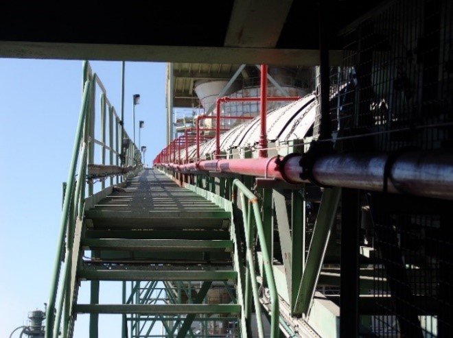Conveyor Belt Fire Protection | Fiber Optic Temperature Sensing
